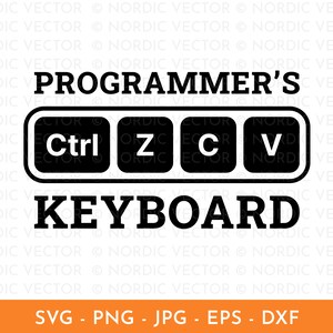 Funny Programming Svg, Programmer's Keyboard Svg, Coder Svg, Geek Png ...