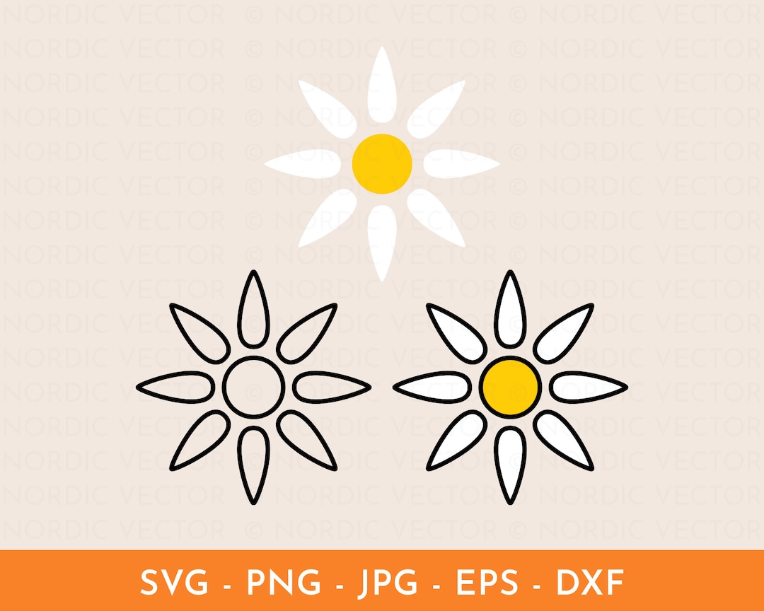 Daisy SVG, Daisy Flower Svg, Retro Daisy Png, Summer Svg, Spring Svg ...