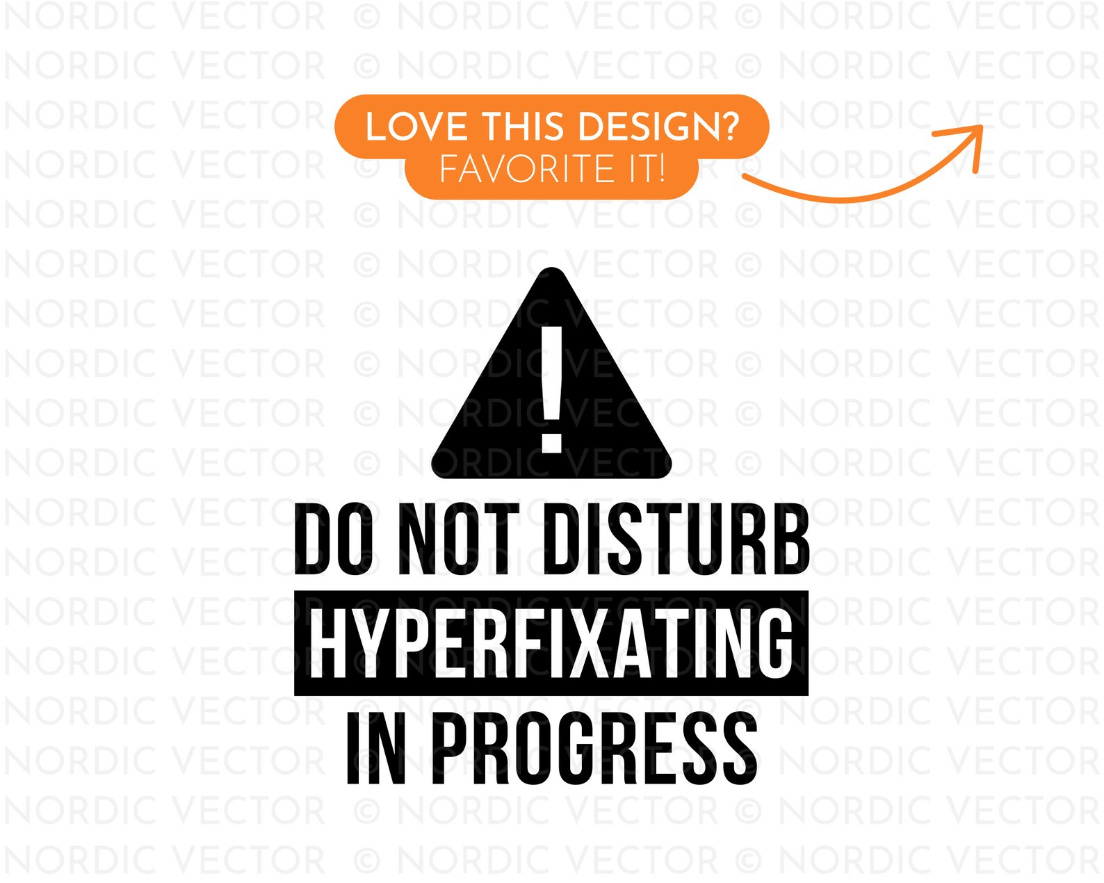 Hyperfixation, Svg TDAH, Autisme, Png neurodiversité, panneau d ...