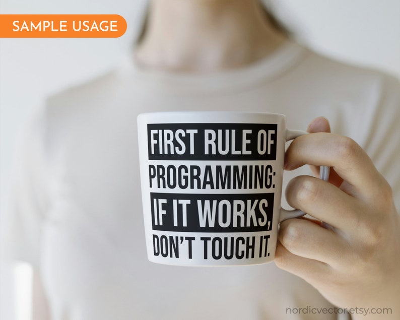Funny Programmer Quote Svg Coder Svg Programming Svg Computer Nerd Svg Png Dxf ︱ Clipart