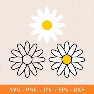 Daisy SVG, Daisy Flower Svg, Retro Daisy Png, Summer Svg, Spring Svg ...