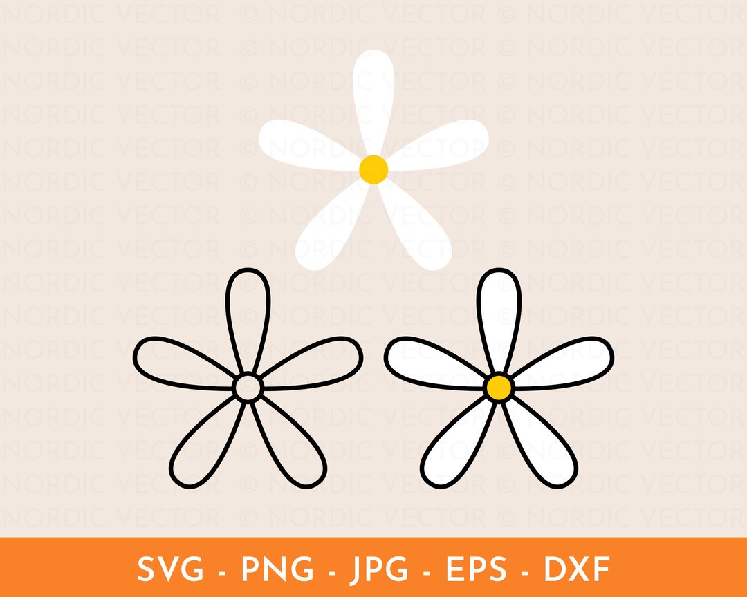 Daisy SVG, Daisy Flower Svg, Retro Daisy Png, Summer Svg, Spring Svg ...