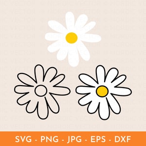 Daisy SVG, Daisy Flower Svg, Retro Daisy Png, Summer Svg, Spring Svg ...