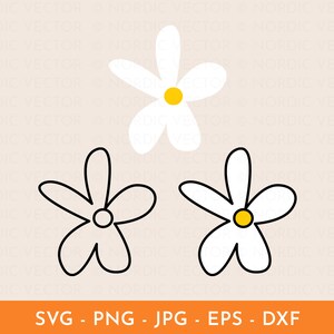 Daisy SVG, Daisy Flower Svg, Retro Daisy Png, Summer Svg, Spring Svg ...