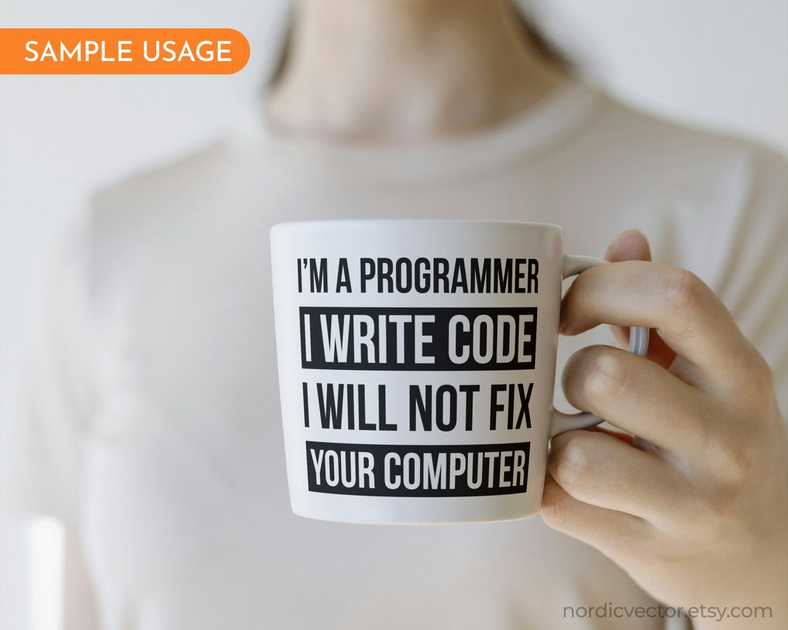 Funny Programmer Quote Svg, Coder Svg, Programming Svg, Computer Nerd ...