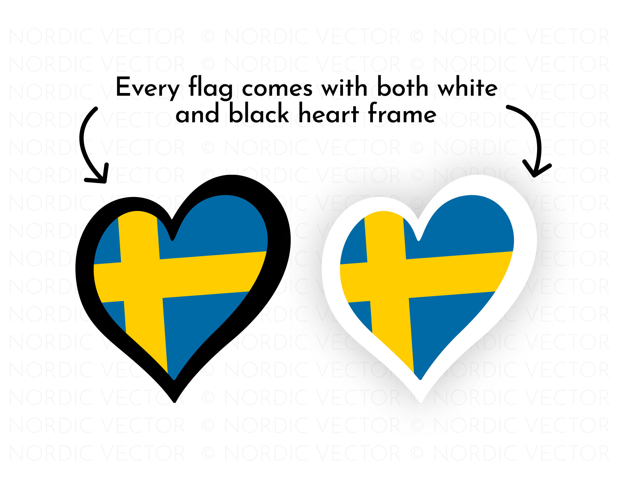 Eurovision 2024 Countries Flags Inside Heart Frame, Eurovision Logo SVG ...