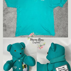 Memory Bears From Clothing Forever Gifts Personalized Gifts - Etsy