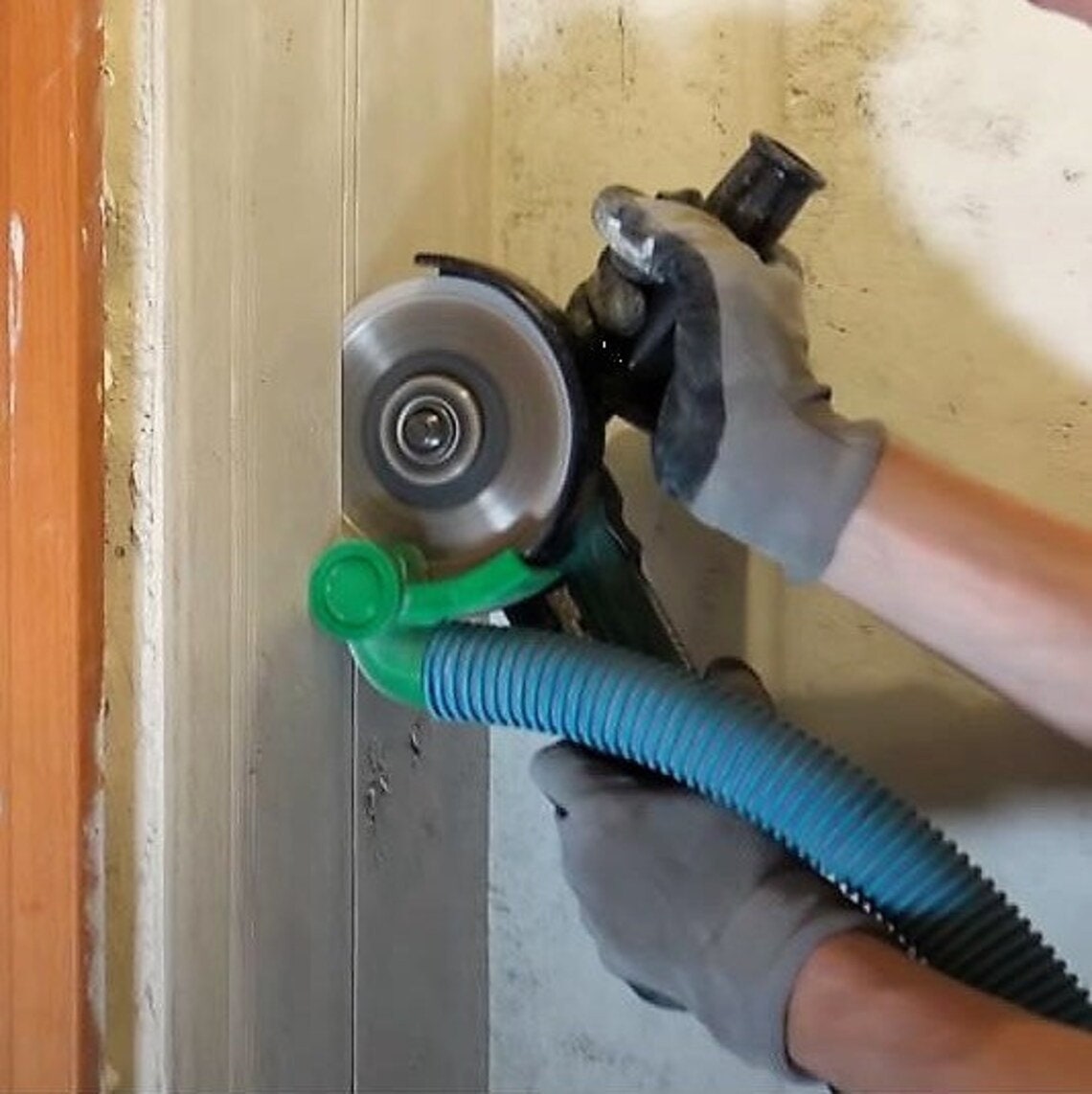 Angle Grinder Dust Collector Attachment for 125mm Disc. 3D Printed PETG ...
