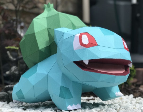 PAPERCRAFT POKEMON 8 1 FREE - Etsy