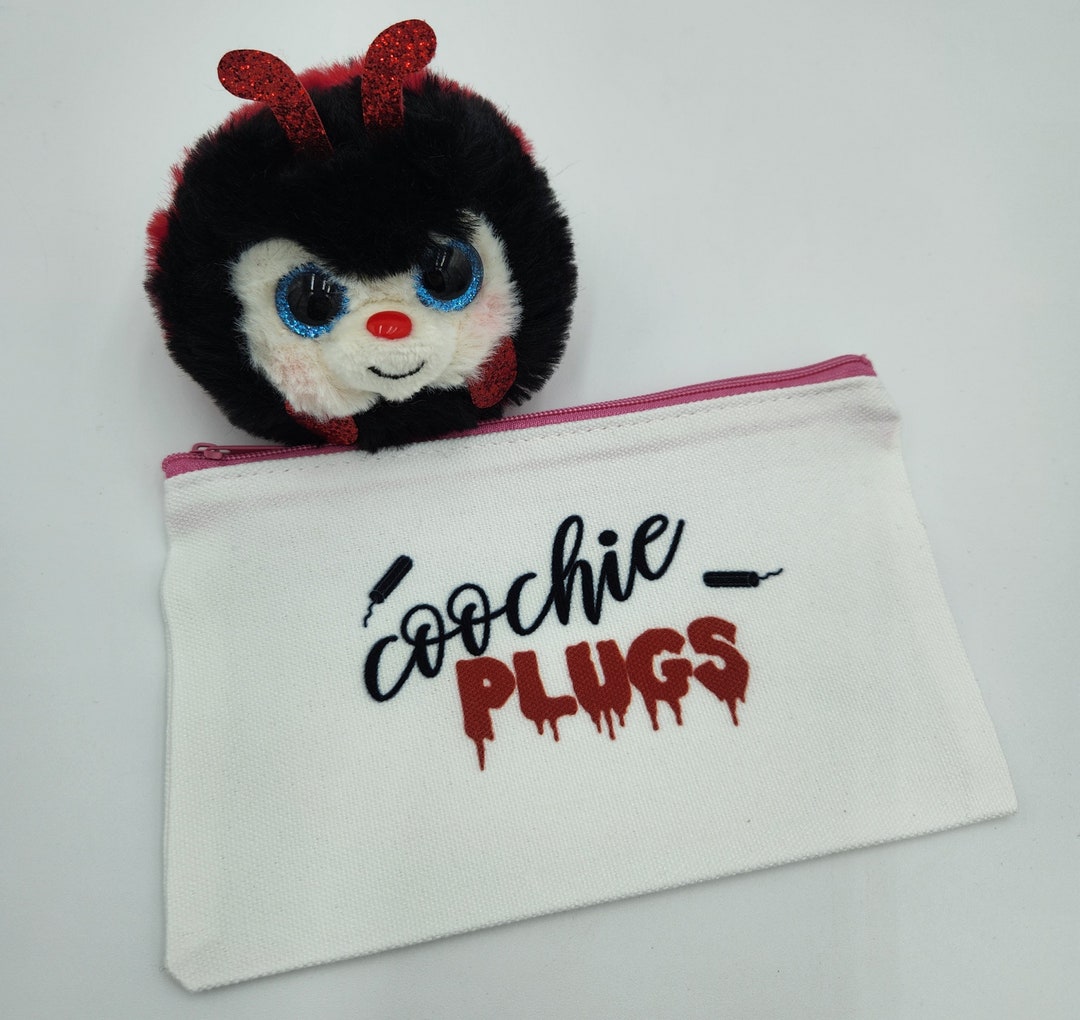 Coochie Plugs Funny Cosmetic Bag Svg, Toiletry Bag Svg, Period Bag ...