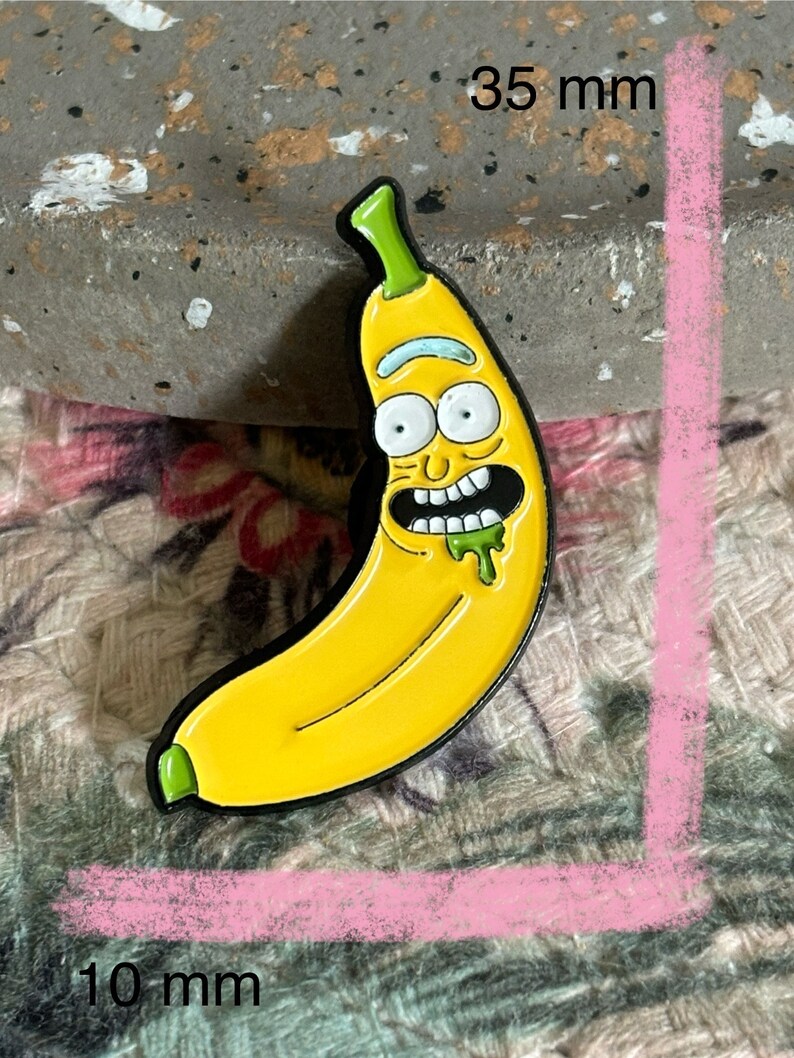 Pins Pins Pin / Rick / Banana / Pizza / Face / Tv Series / Cartoon ...