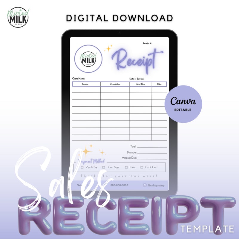 Sales Receipt - Etsy