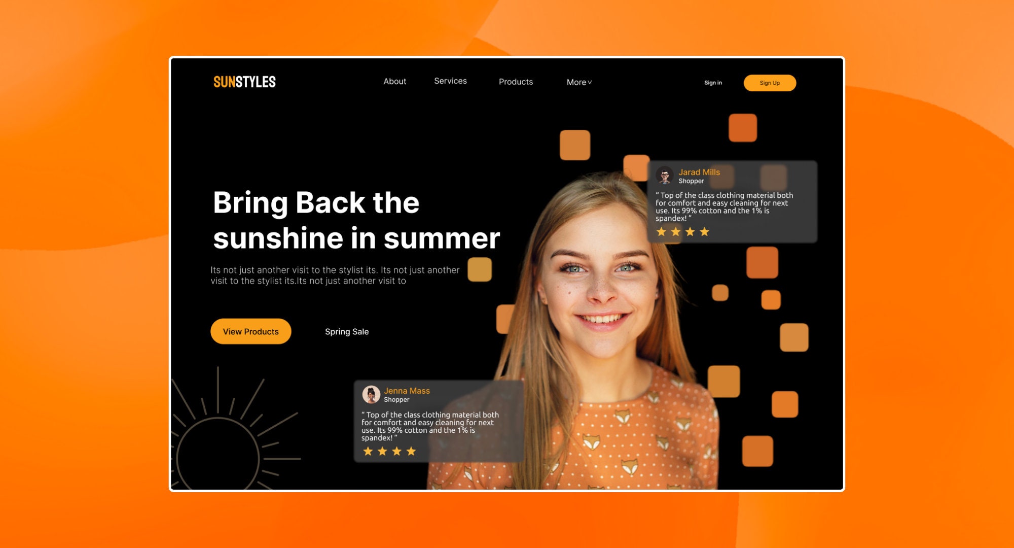 Hero Page UI Kit for Figma - Etsy