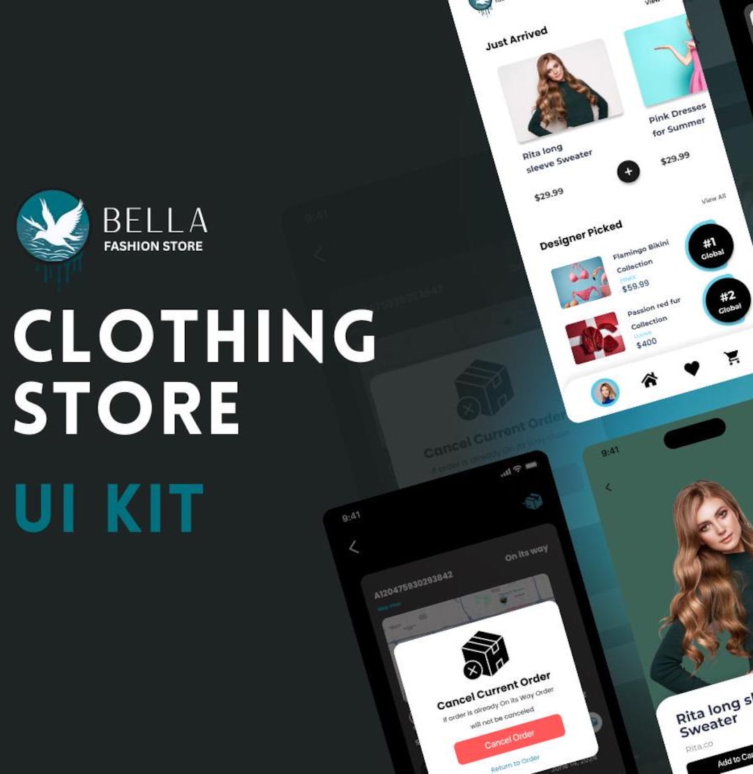 Clothing Store UI Kit for Figma | Dev-ready Fully Customizable ...