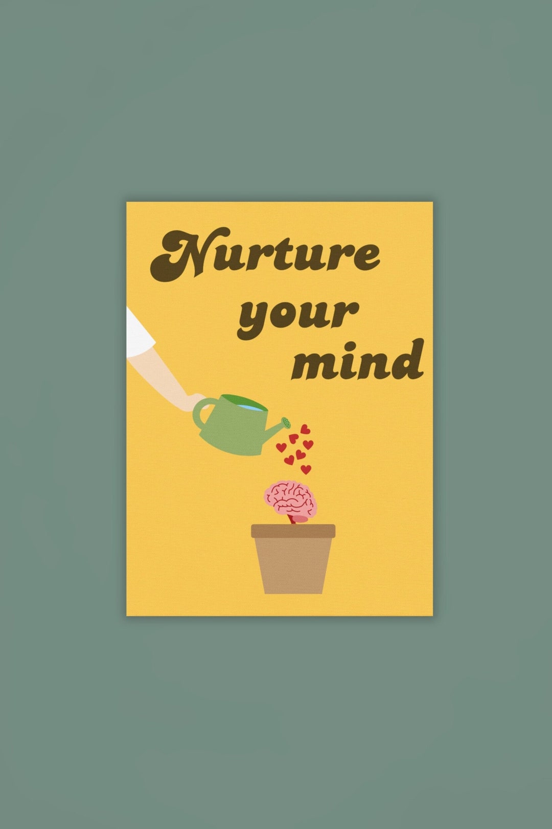 Mental Health Art, Therapy Wall Art, Brain Health, Psychology Poster ...