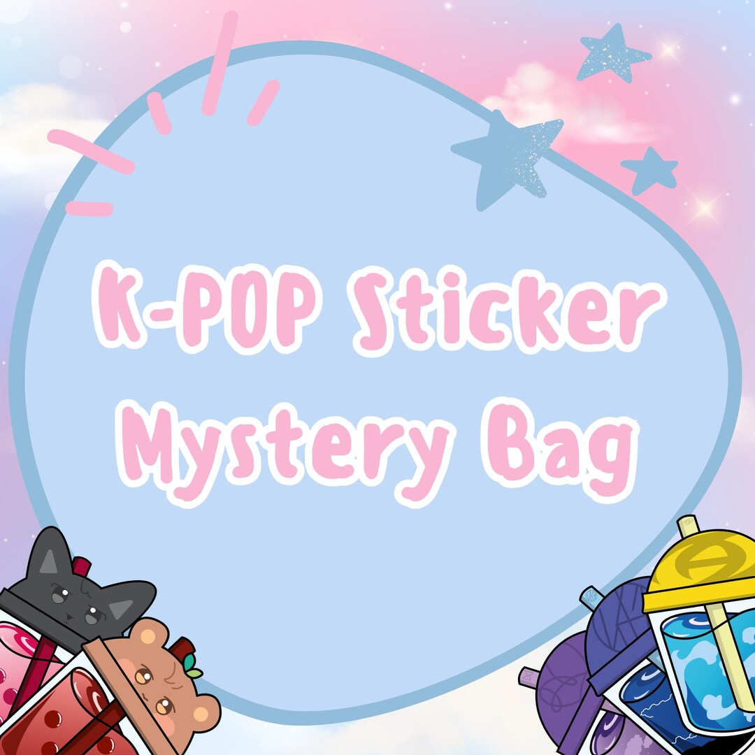 KPOP Sticker Blind Bag | Sticker Pack | K-pop Aufkleber - Etsy
