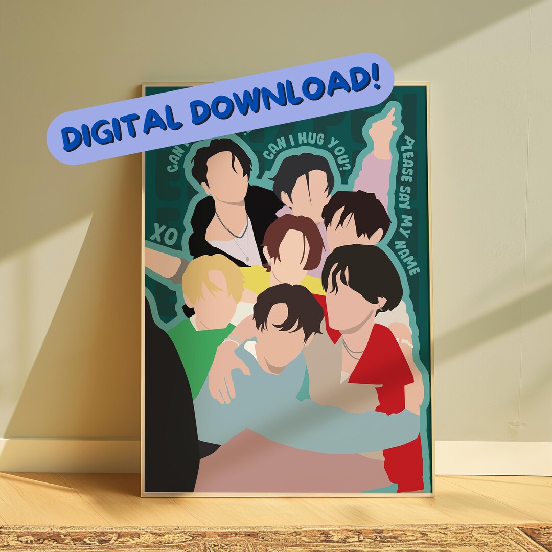 ENHYPEN XO Inspired Poster, Digital Donwload - Etsy