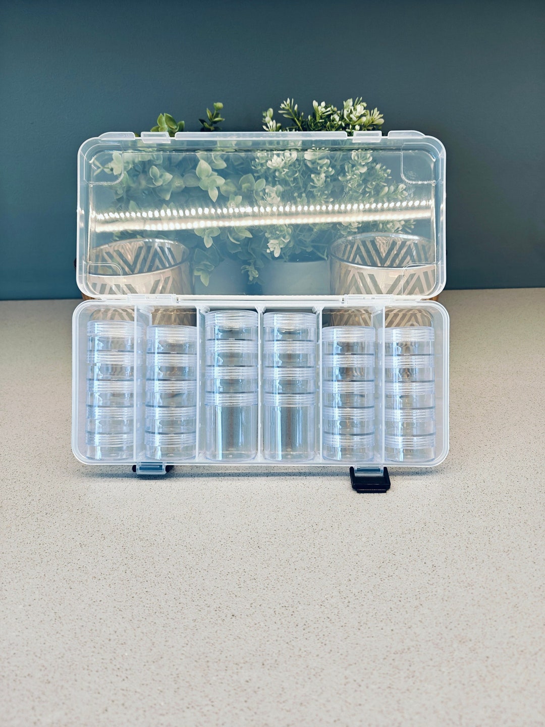 Small Stackable Individual Storage Containers in A Large Storage Box ...