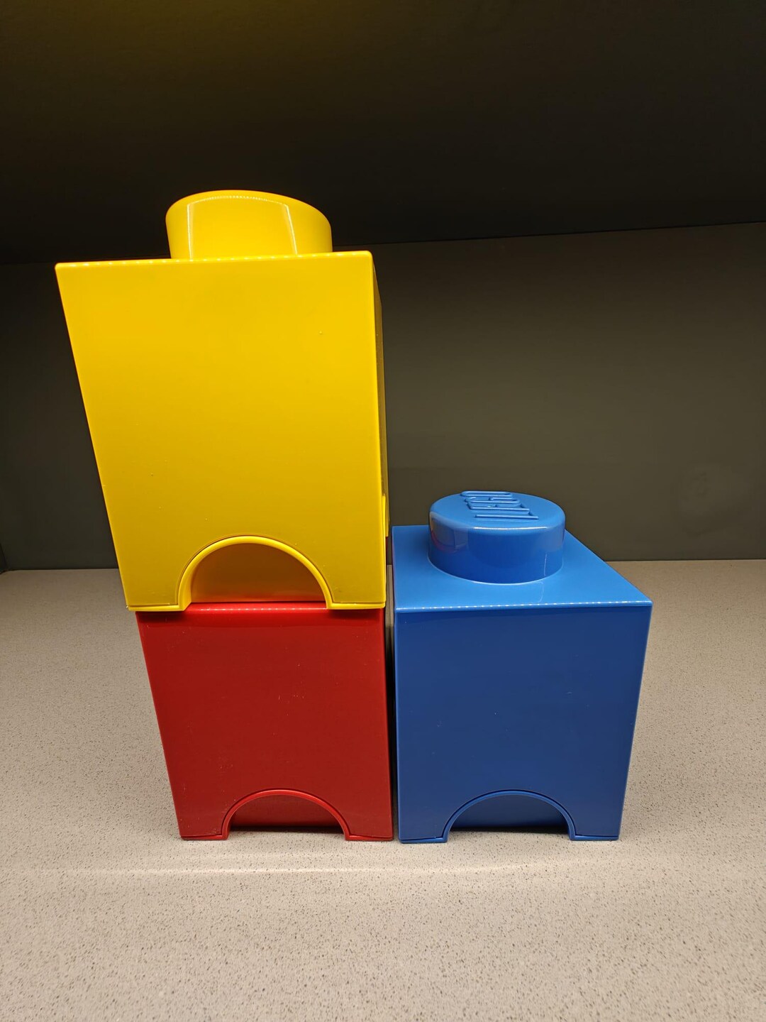 Large LEGO Colourful Boxes for Kids Stationary Pots Birthday Party ...