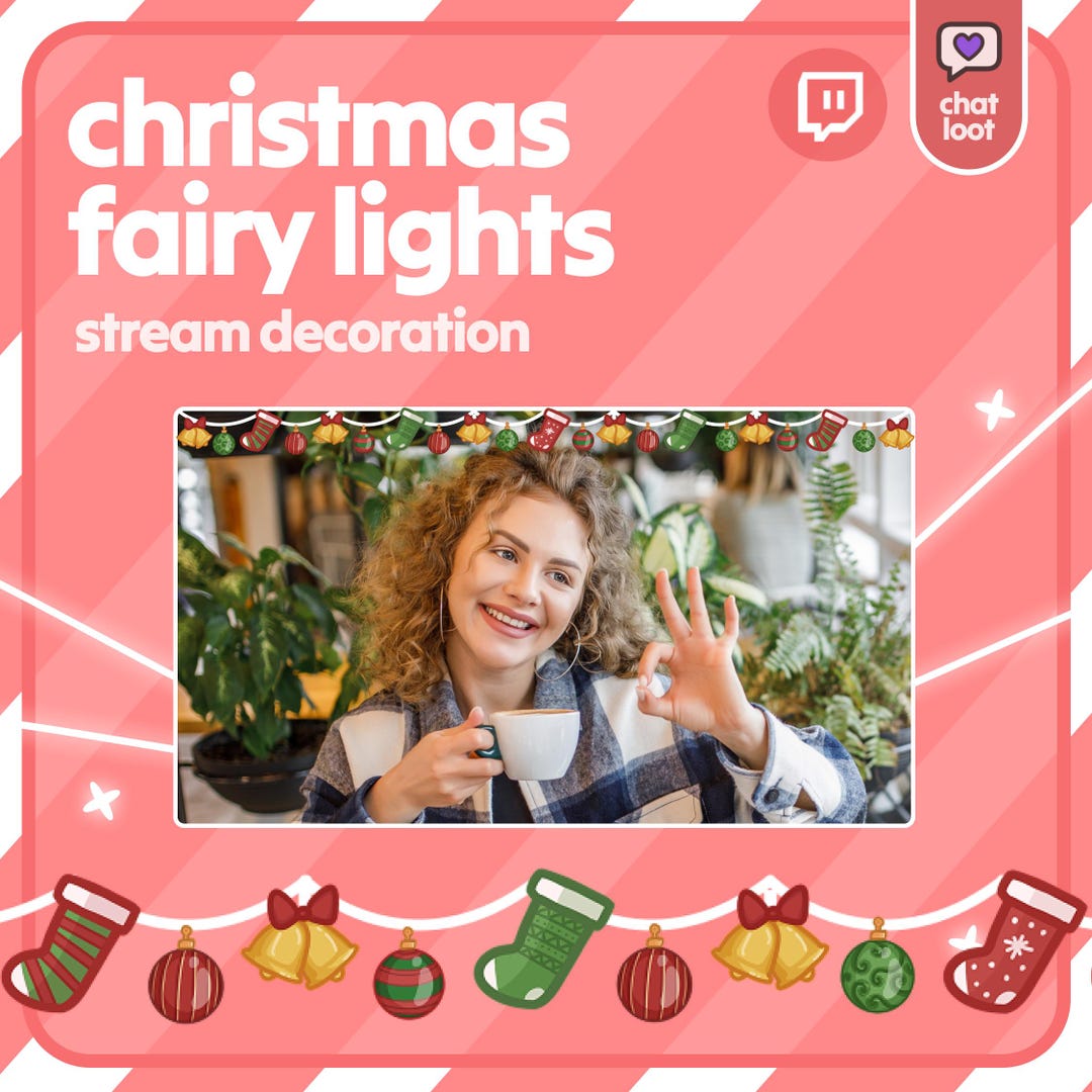 Christmas Fairy String Decoration: Twitch Streamer Assets - Etsy