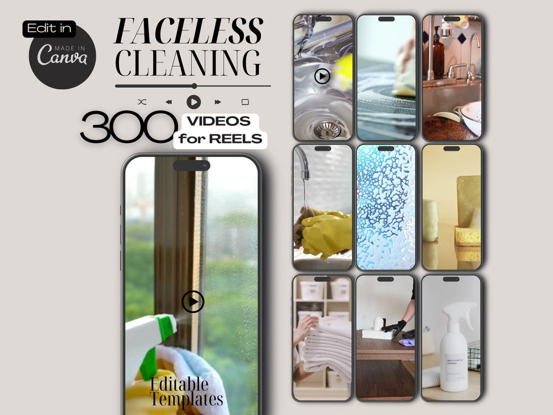 Faceless Cleaning Videos for Reels Janitor Marketing-residential ...