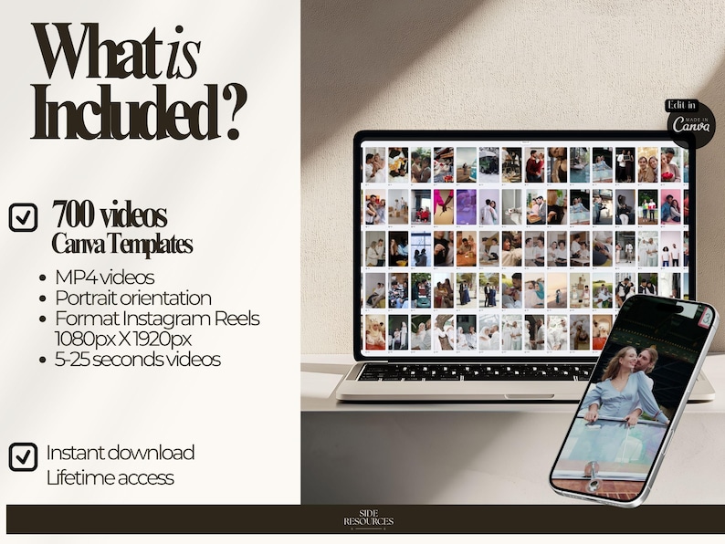 700+ Couples Reels Canva Templates 2026 - Faceless Love Relationship ...