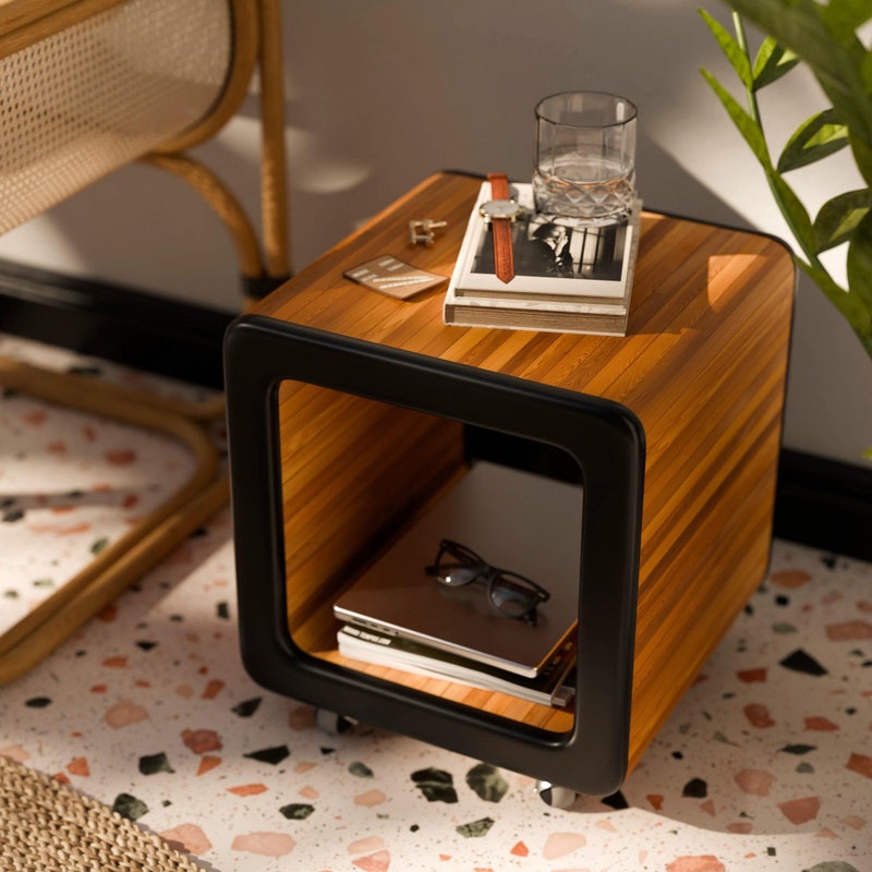 Orange Side Table - Etsy