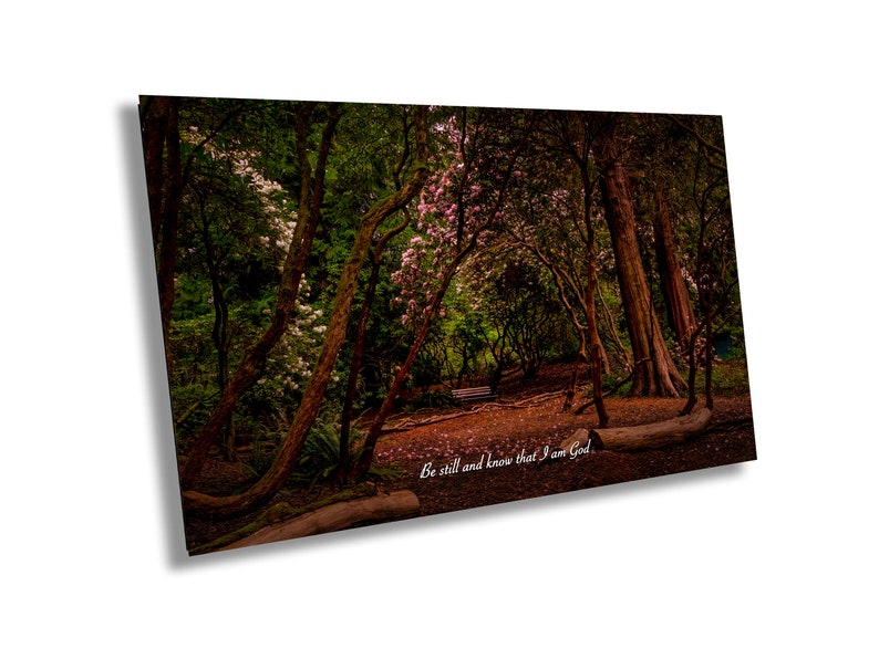 Christian Inspirational Wall Art | Psalm 46:10 Scripture Wall | Seattle ...