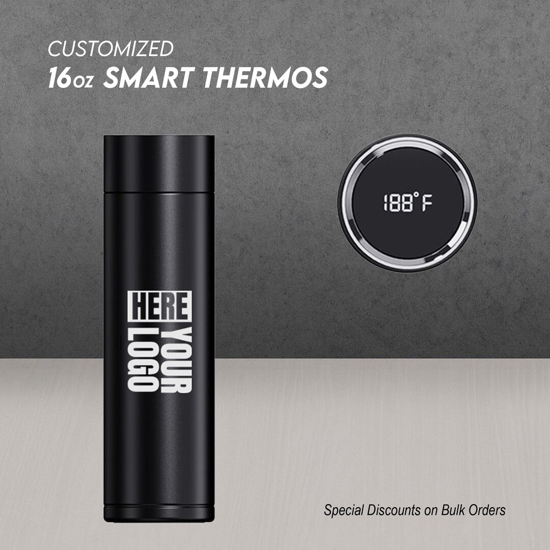 T-3, Personalized Smart Thermos, Company Gift Bulk Order Thermos ...