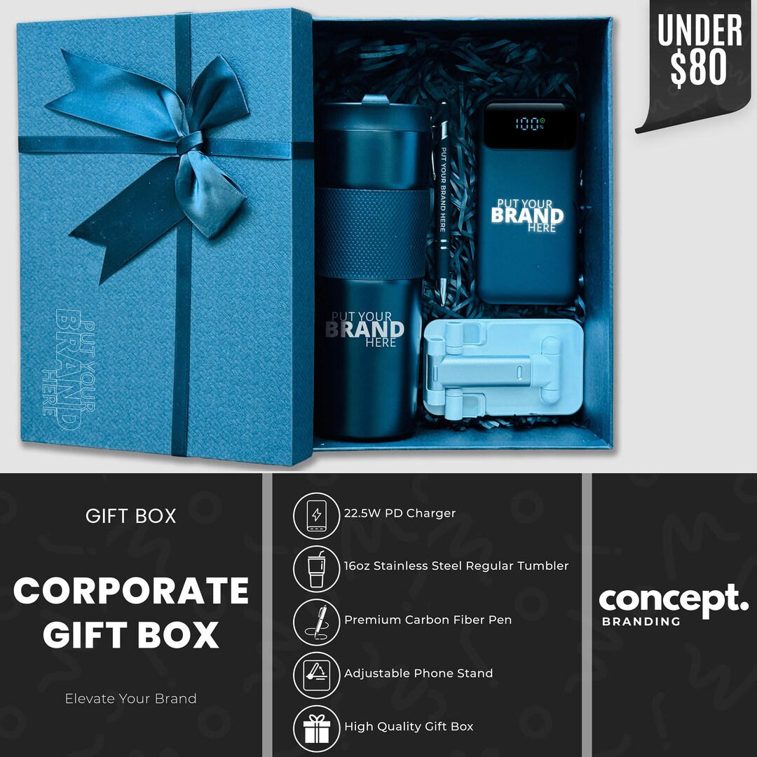 Company Anniversary Gift Box, Corporate Annual Meeting Gift Box, Client ...