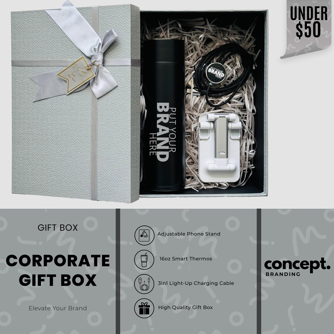 Personalized Tech Gift Box, Company New Team Member Gift, New Employee ...