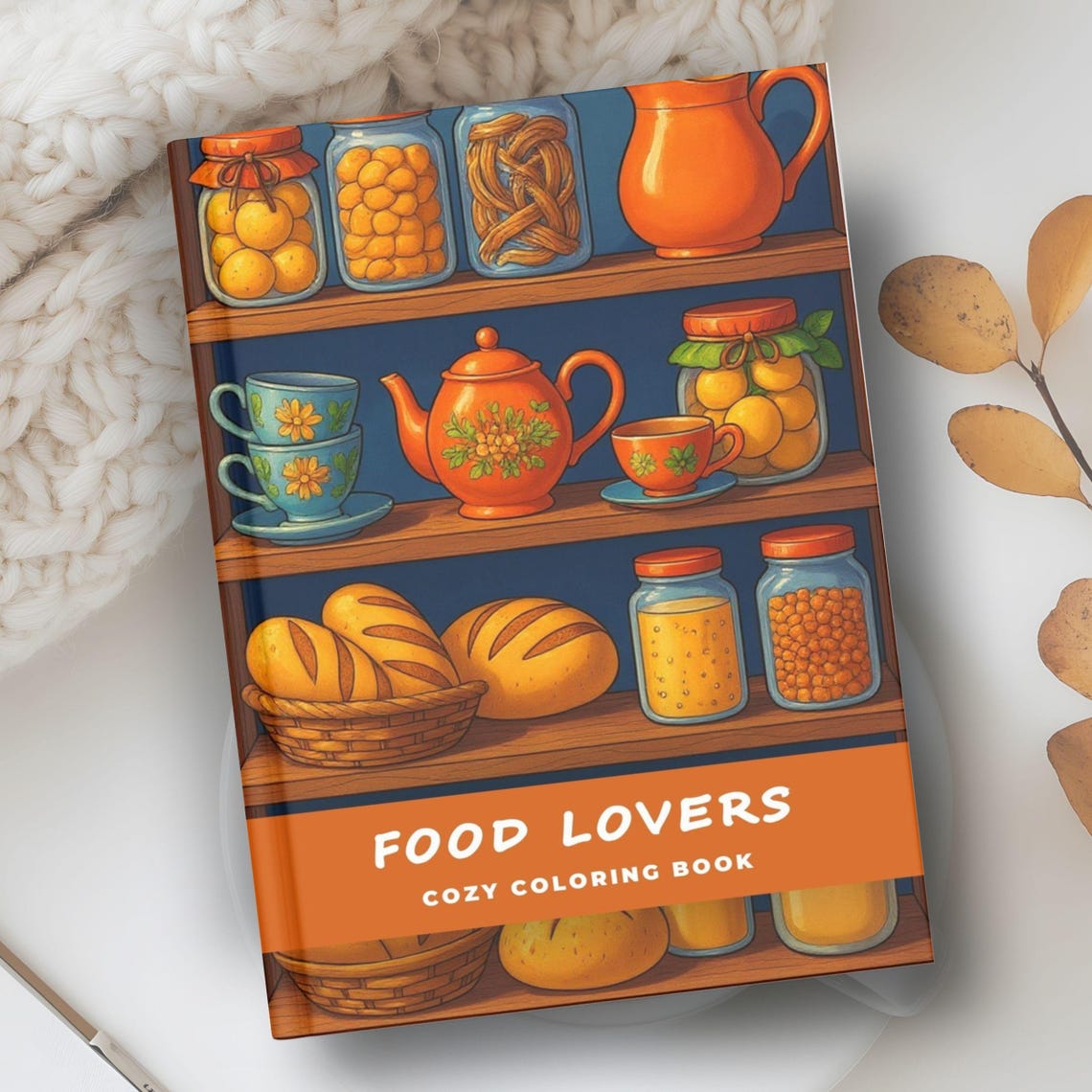 Cozy Food Coloring Book – Printable Kitchen, Picnic & Cooking Scenes ...