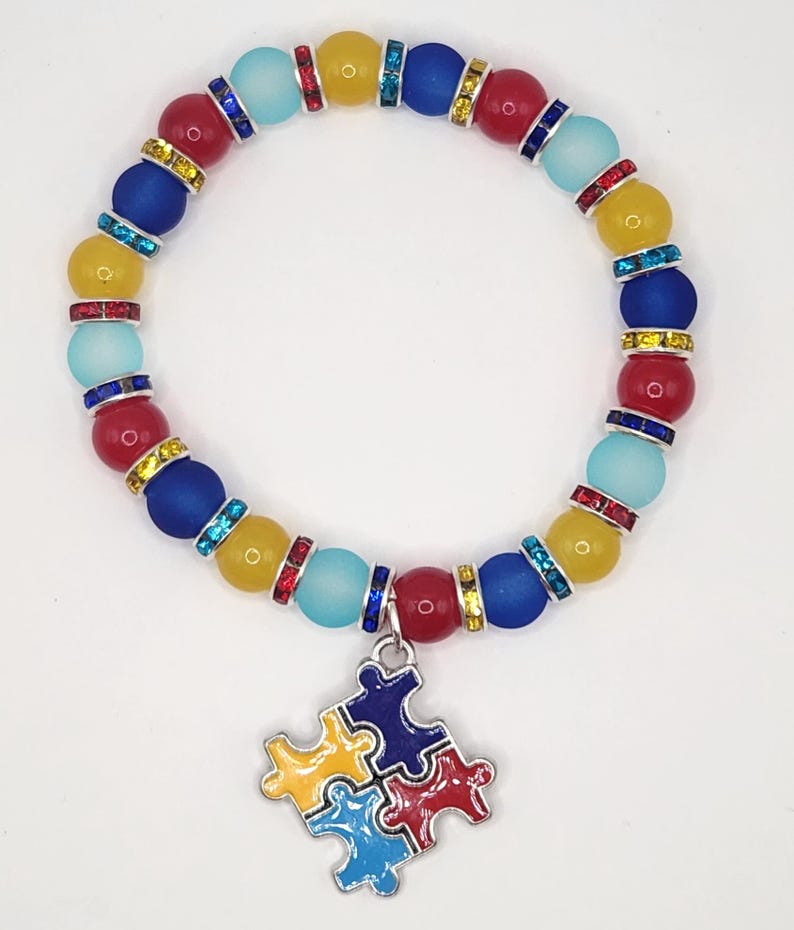 Autism Awareness Stretchy Bracelet - Etsy