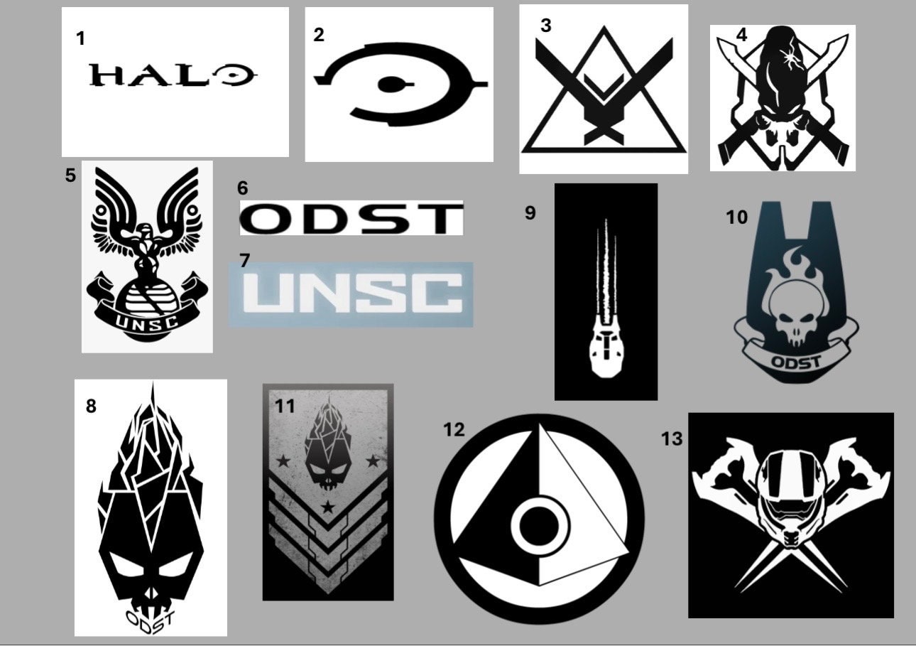 Halo Decals - Etsy