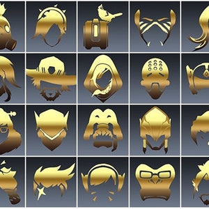 Overwatch Player Icon Decals - Etsy