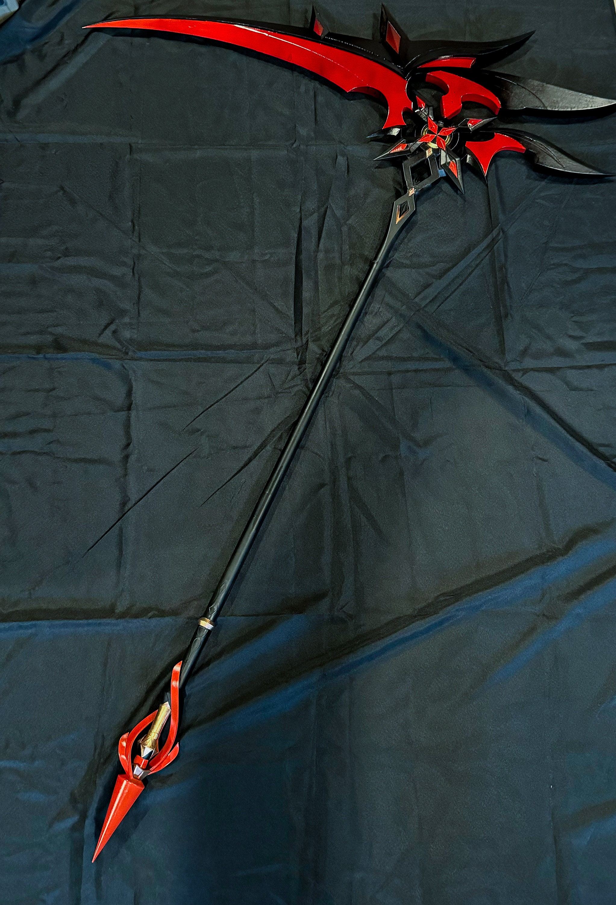 Arlecchino Scythe Genshin Impact - Etsy