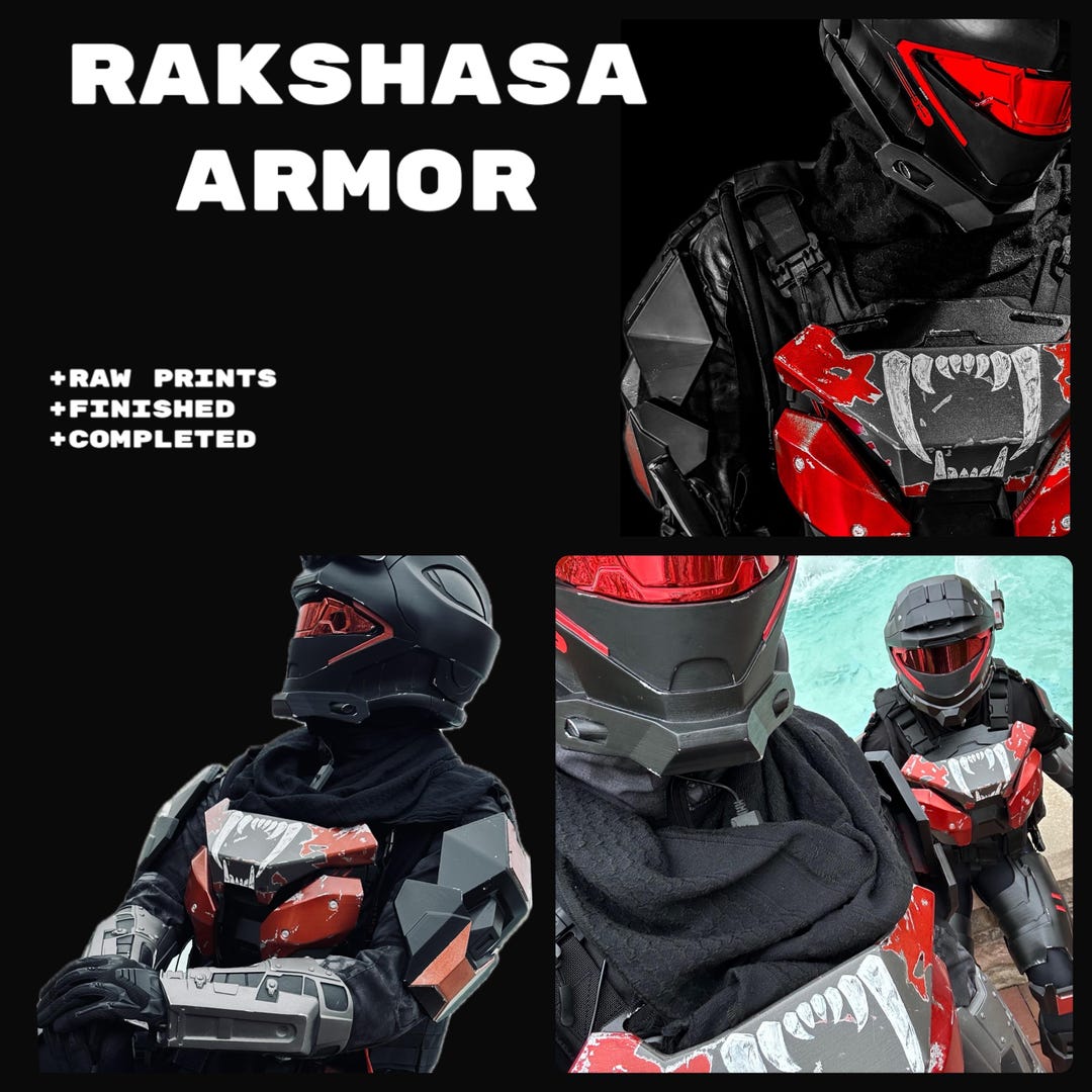 Halo Rakshasa Armor (finished & Raw Versions) - Etsy
