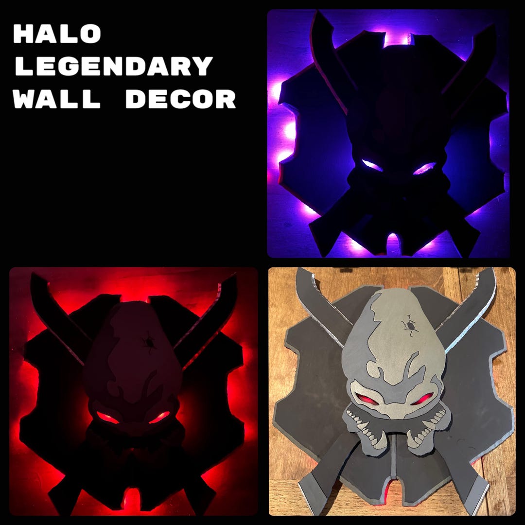 Halo Legendary Symbol Wall Decor - Etsy