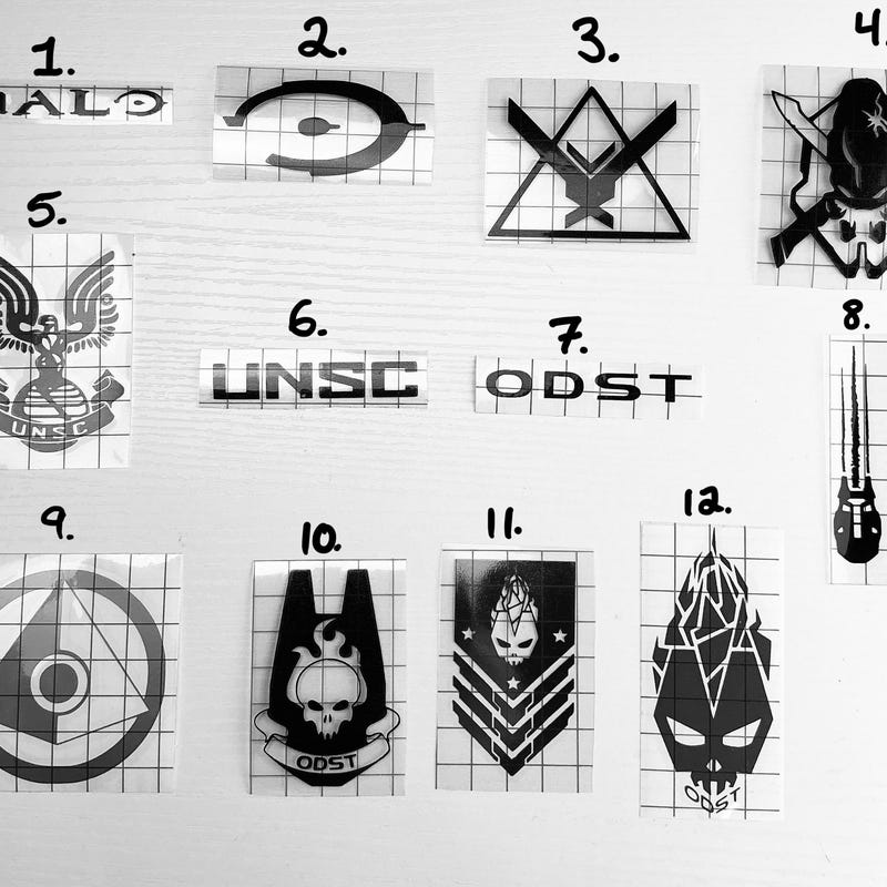 Halo Unsc Stickers - Etsy