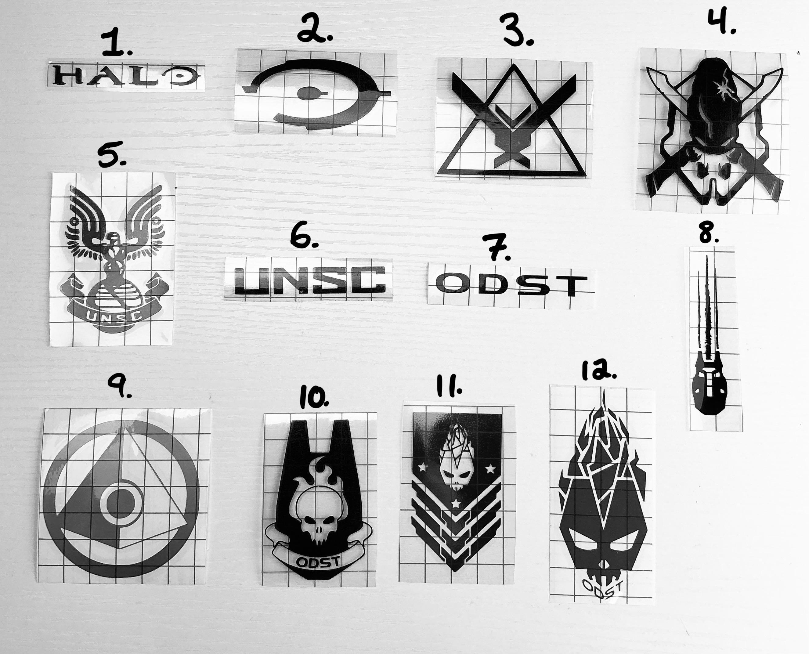 Halo Decals - Etsy