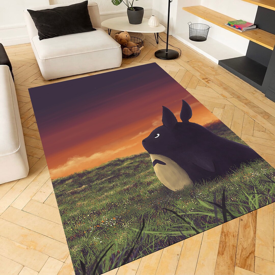 Totorro Kids Rugs Vertical Edition, Rugs Design, Kids Rugs, Anime Rugs ...
