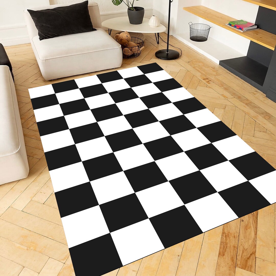 Chess Rug, Chess Set Rug, Game Room Rug, Kids Room Mat, Gift for Chess ...