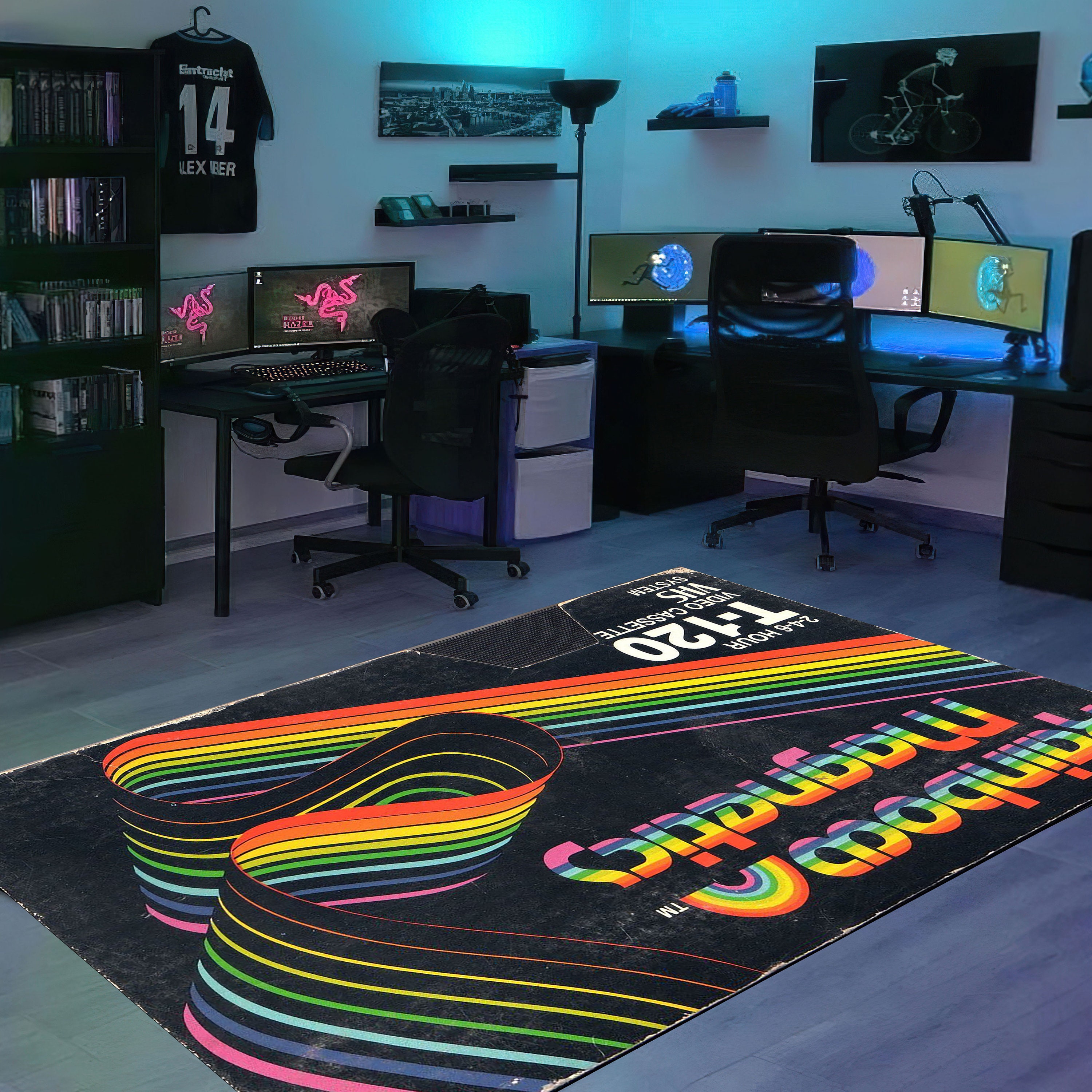 Vhs Case Rug-vhs Tapes, Vhs Box-vhs Nostalgic-retro Art-classic ...