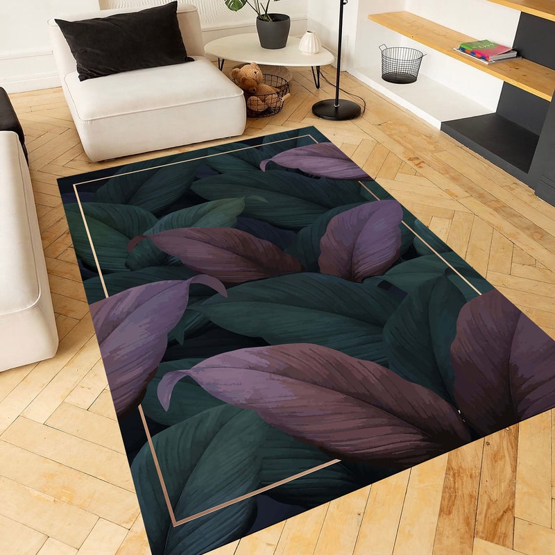Leaf Rug - Etsy