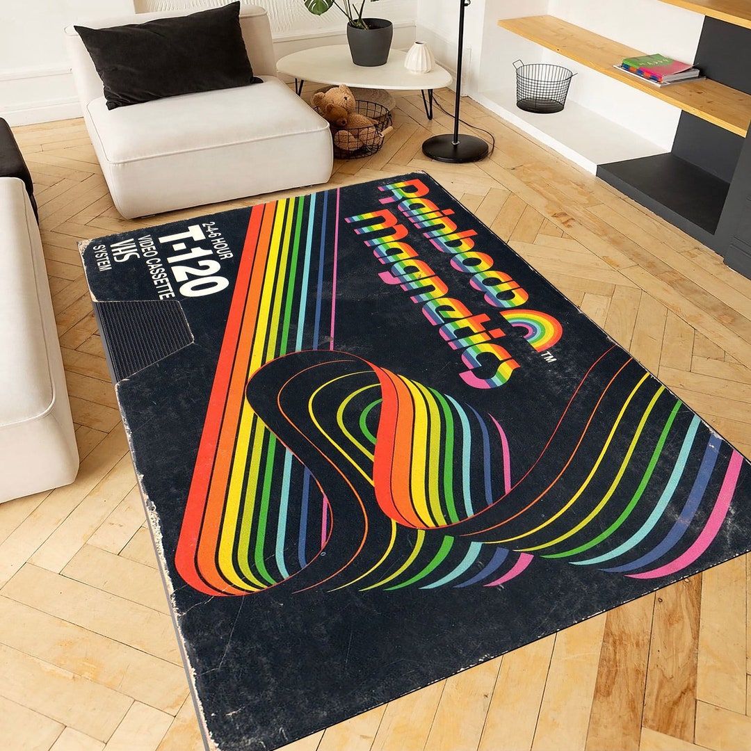 Vhs Case Rug-vhs Tapes, Vhs Box-vhs Nostalgic-retro Art-classic ...