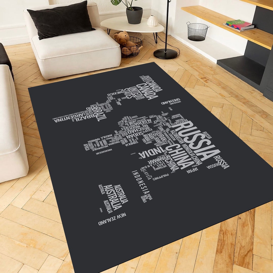 Buy World Map Rug,maps Rug,cool World Map Carpet ,popular Map Carpet ...