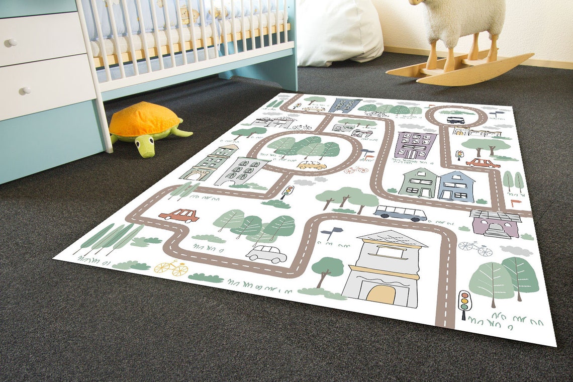 Kids Traffic Rugs, Kids City Rug, Kids Car Road Rugs, Kids Room Rugs ...