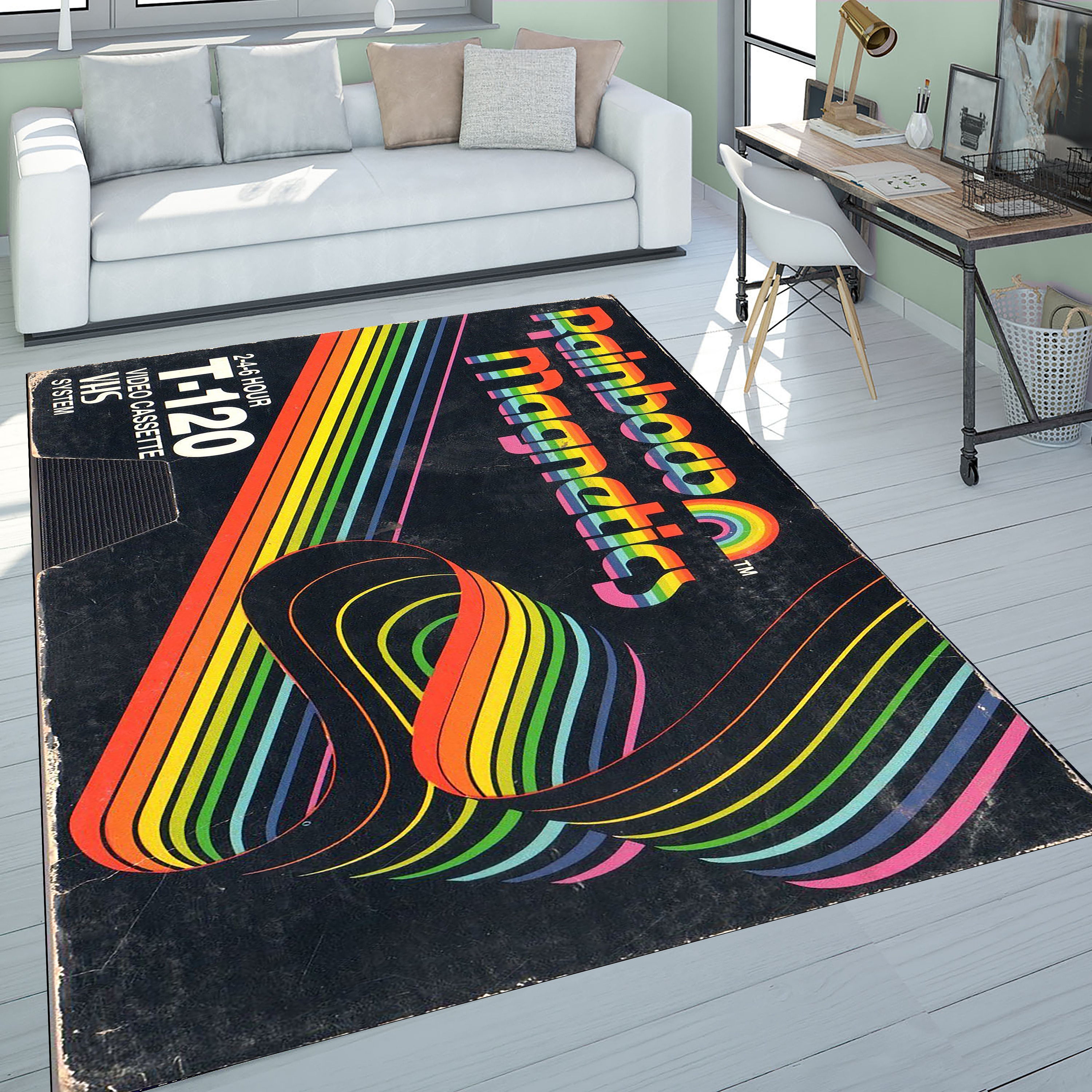 Vhs Case Rug-vhs Tapes, Vhs Box-vhs Nostalgic-retro Art-classic ...