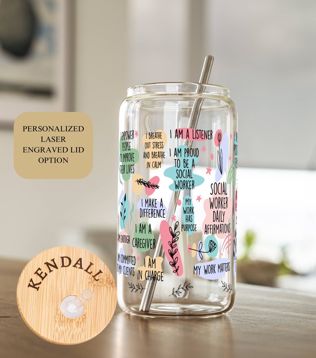 Social Worker Personalized Coffee Cup, Gift for Social Worker, Coffee ...