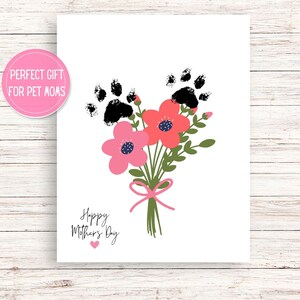 Mothers Day, Mother’s Day Craft, Flower Handprint Craft, Art, Printable ...